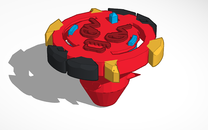3D design Copy of Beyblade Driver!!! ^^ | Tinkercad