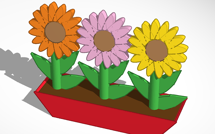 3D design Flowers | Tinkercad