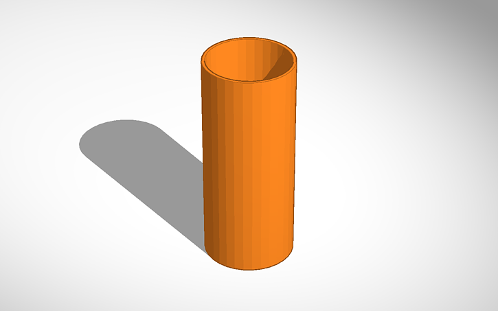 3D design Hollow Cylinder 145mmx60mm | Tinkercad