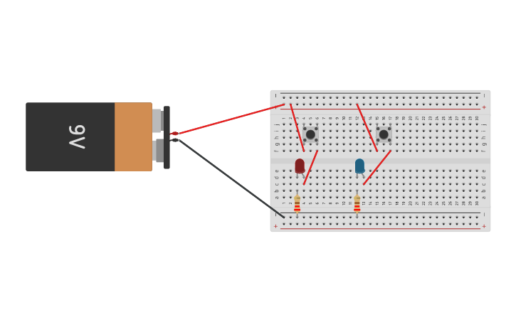 Circuit design Leds con botón | Tinkercad Circuit design Leds con botón | Tinkercad