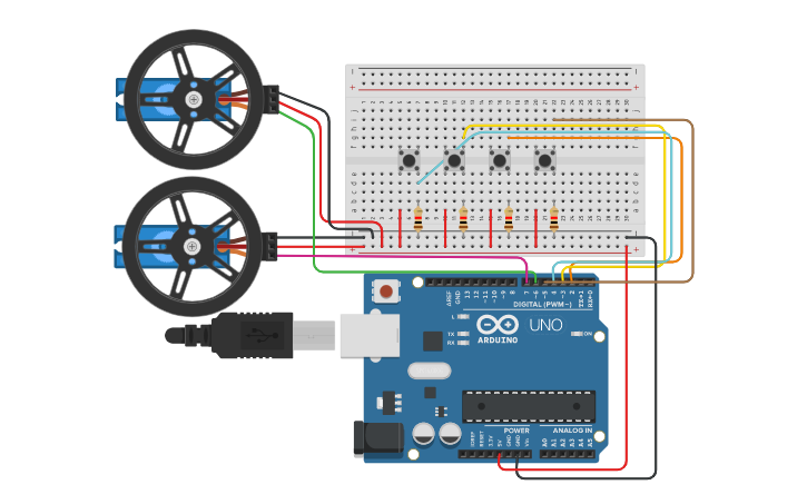 Circuit design Modular 3D scanner | Tinkercad