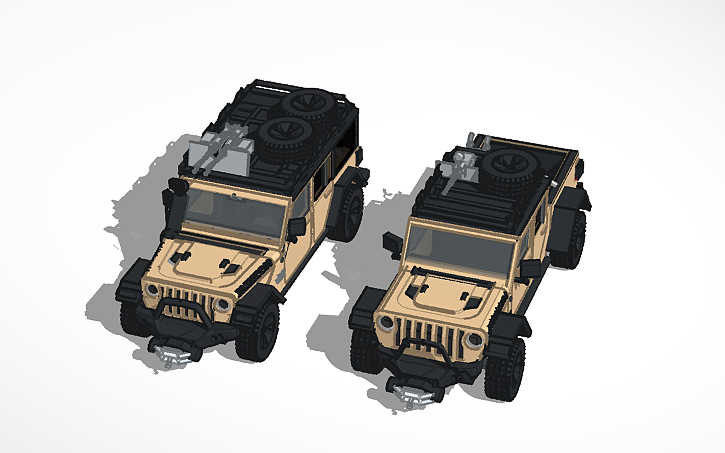 3D design Copy of Army Jeeps | Tinkercad