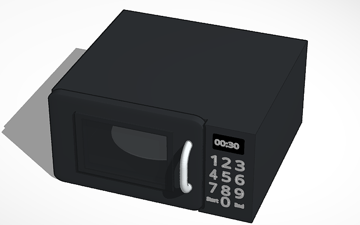3D design microwave oven | Tinkercad