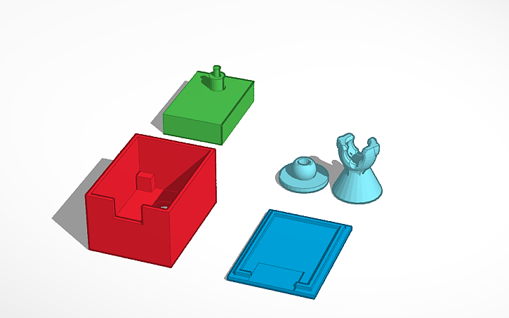 3D design ESP32-CAM box with lid | Tinkercad