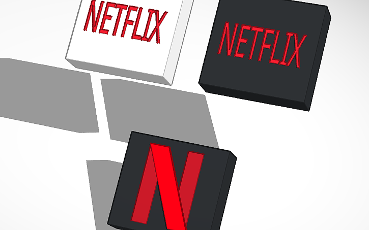 3D design NETFLIX | Tinkercad