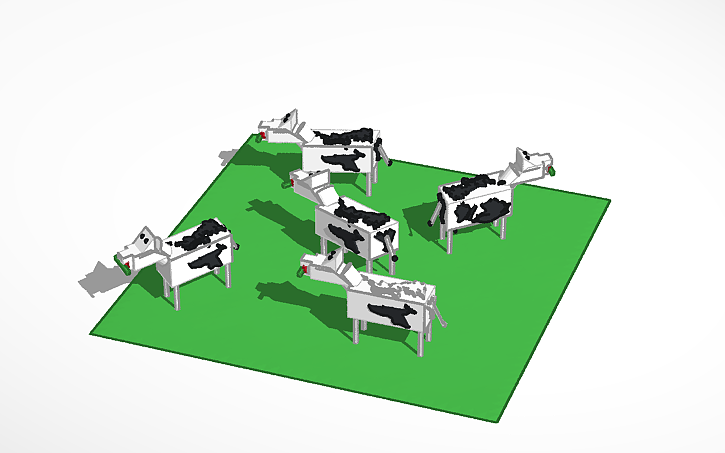 3D design cows | Tinkercad