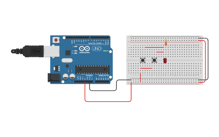 Circuit design PRÁCTICA 1. Usar Arduino como una pila de 5V - Carrizo ...