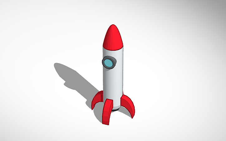 3D design Space rocket | Tinkercad