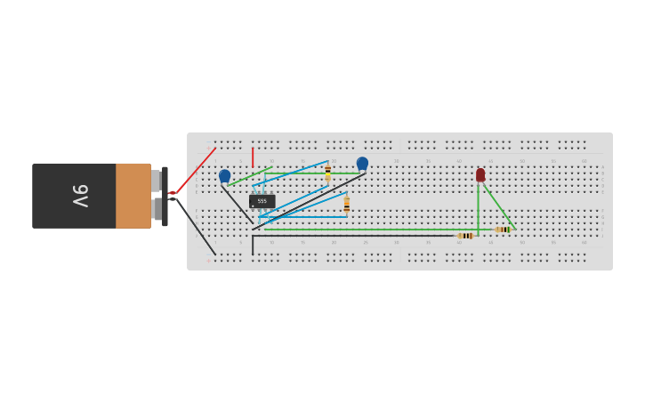 Circuit Design 555 Timer Tinkercad