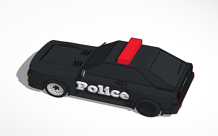 3D design Police Car | Tinkercad