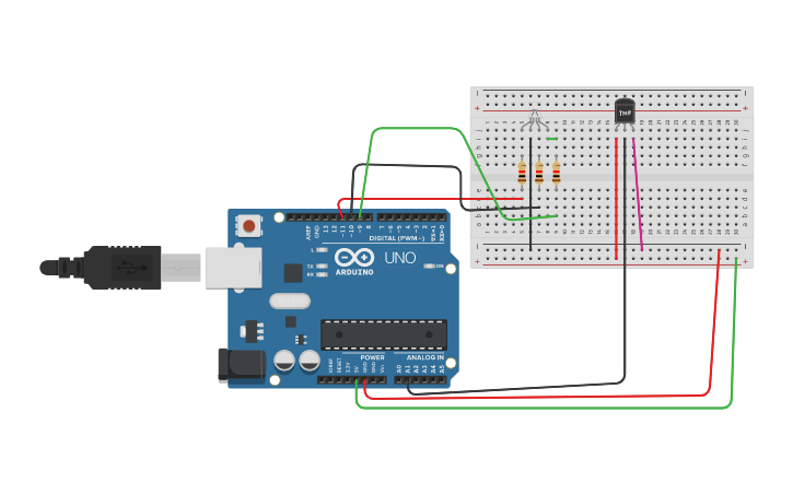 Circuit design health monitoring system | Tinkercad