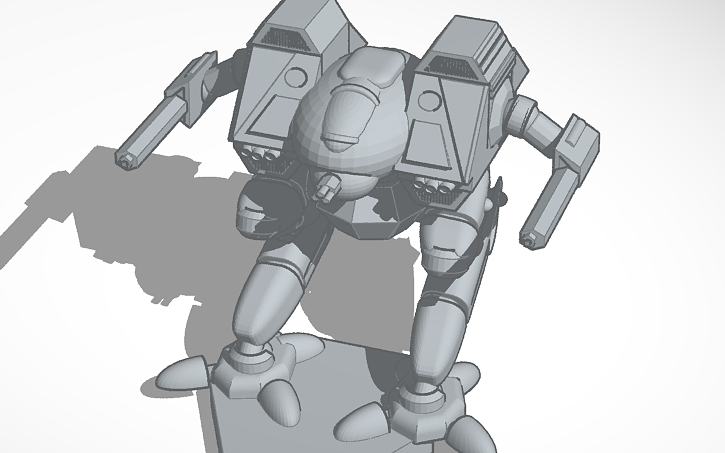3d Design Penetrator Ptr 4d Mech For Battletech V3 Tinkercad