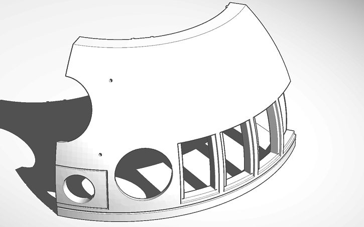 3d Design R2d2 Dome Full Size 1 4 In Work Tinkercad