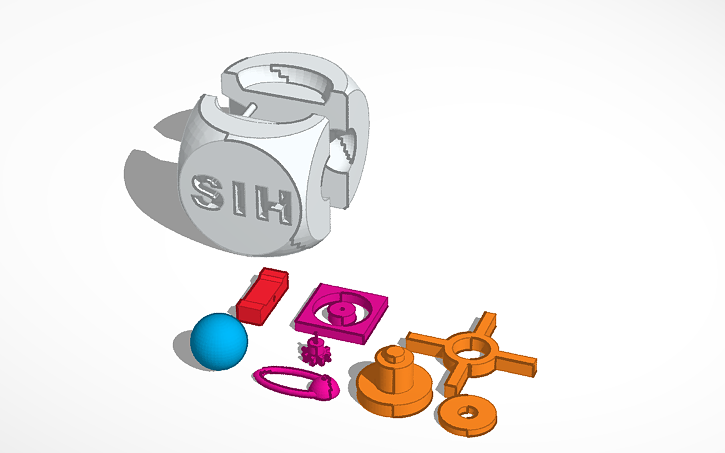 3d Design Fidget Cube Tinkercad