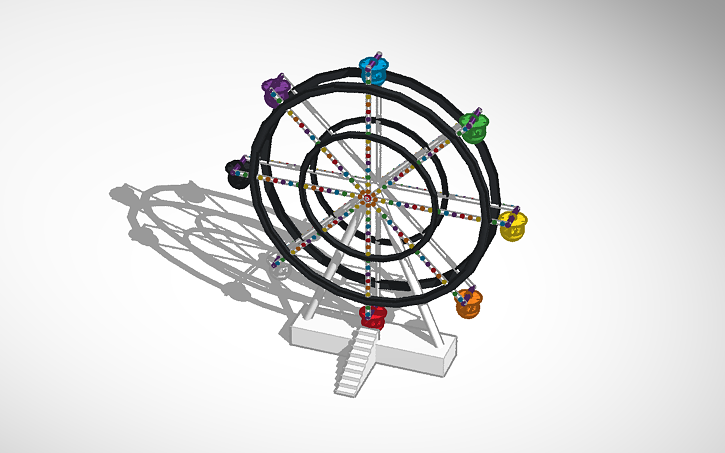 3D design Ferris Wheel | Tinkercad